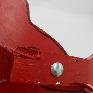 Accents | Red Cardinal Folk Art Whirligig Vintage Bird Handmade Wind ...